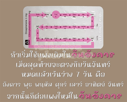 วิธีรับประทานยาคุม “จัสติมา” (Justima) – คุยเฟื่องเรื่องยา