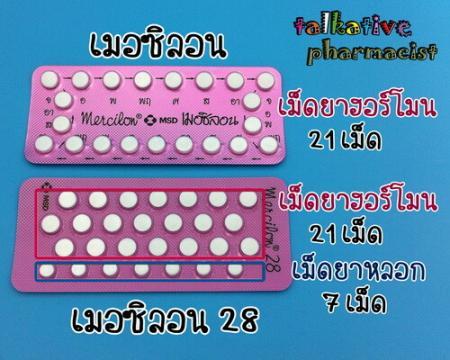 ยาคุม “เมอซิลอน” (Mercilon) และ “เมอซิลอน 28” (Mercilon 28) – คุยเฟื่อง ...